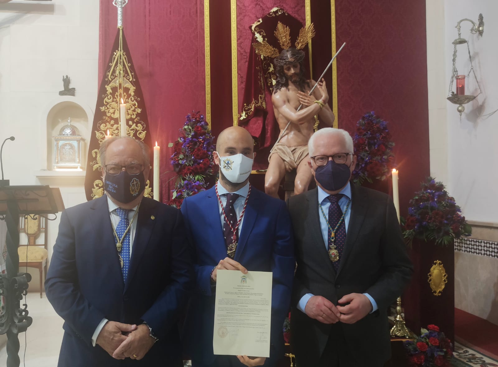 Muñoz participa en la Función Principal de Jesús Coronado de Espinas