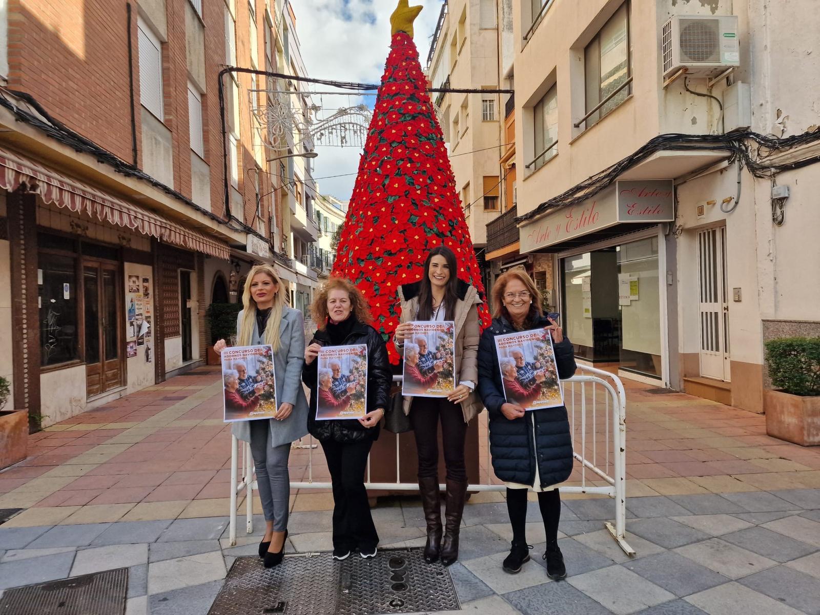 El equipo de gobierno presenta la III Edición del Concurso de Adornos Navideños para mayores